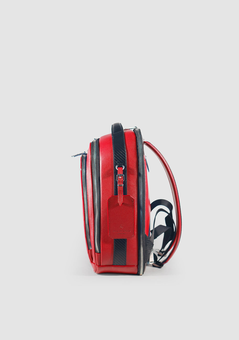 Dune Red Leather Backpack | Made in Italy | SOUL OF NOMAD