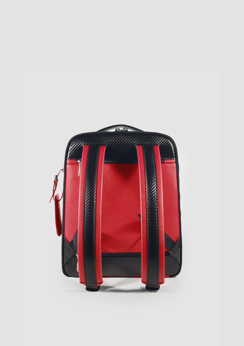 Dune Red Leather Backpack | Made in Italy | SOUL OF NOMAD
